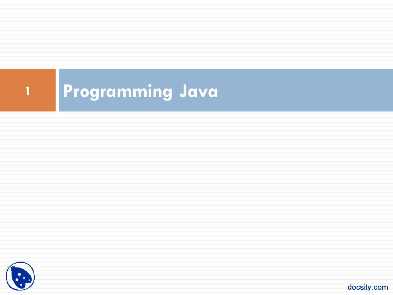 Programming Java Part 1 Java Programming Lecture Slides Docsity 9131