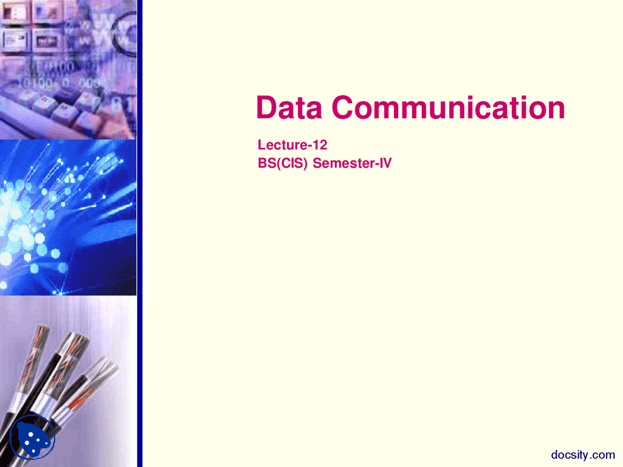 Signal Encoding Techniques Data Signals Part1 Data Communication Lecture Slides Docsity