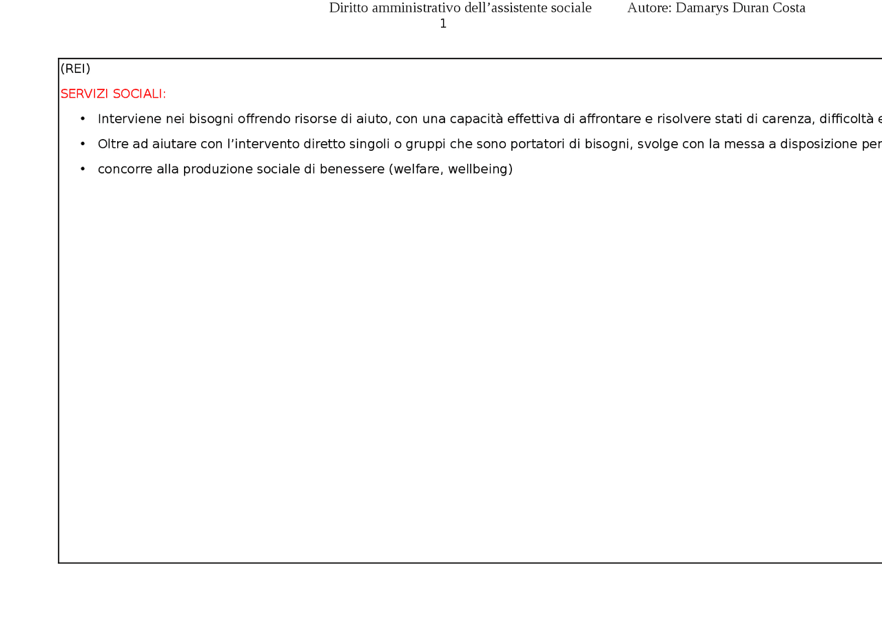 Mappe Diritto Amm Assistente Sociale Docsity