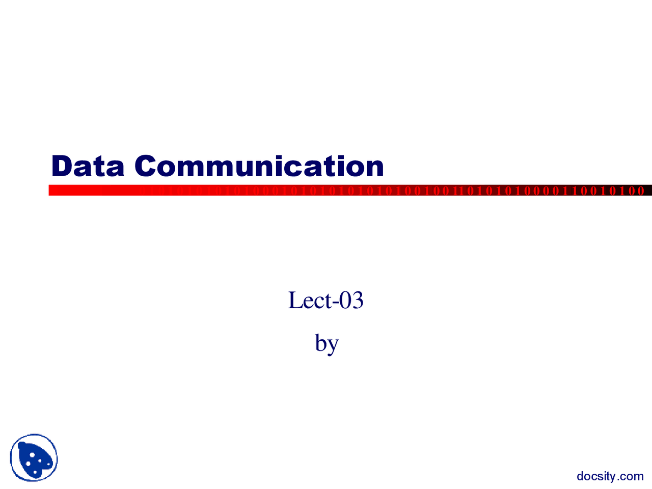 Osi Model Data Communication Lecture Slides Docsity
