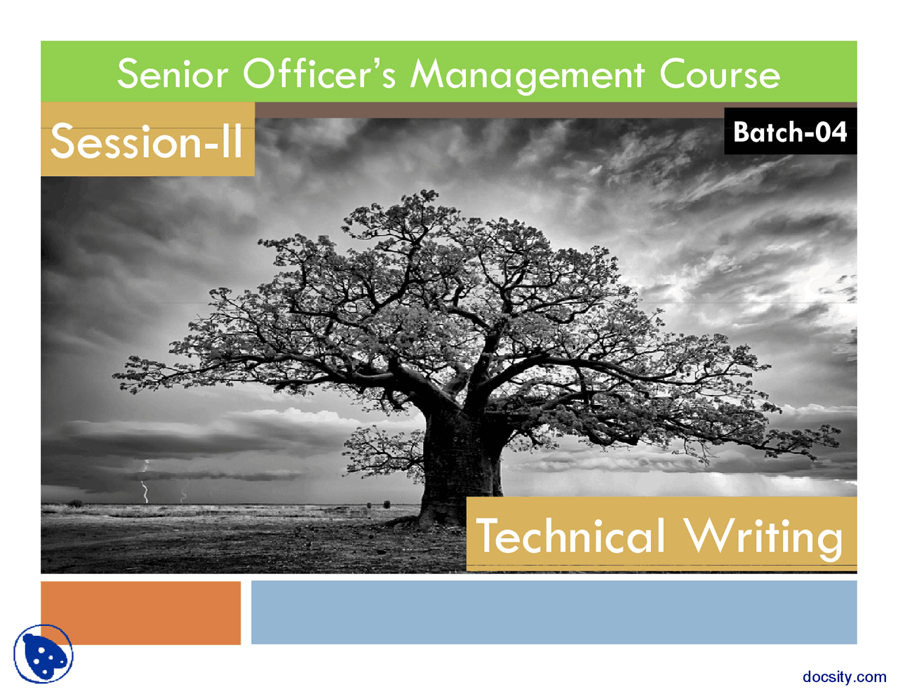 Technical Writing Management Course Lecture Slides Docsity