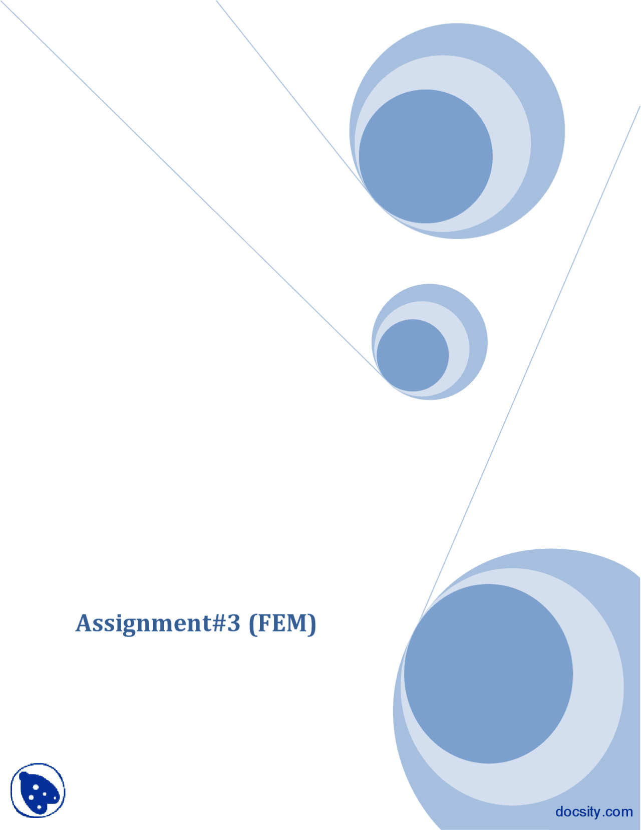 Minimum Bandwidth Finite Element Method Assignment Solution Docsity