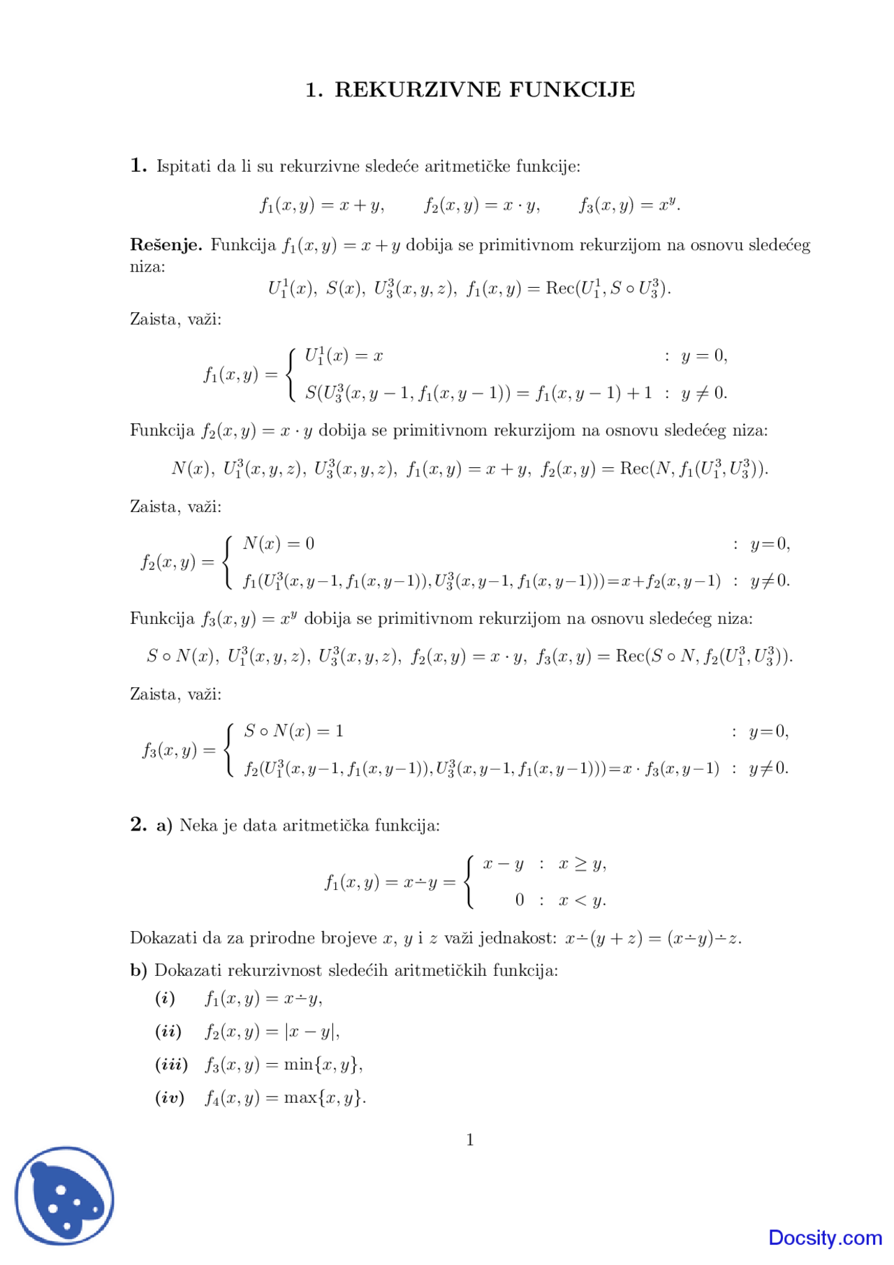 Diskretna matematika-Vezbe-Elektrotehnicki fakultet (v.1) | Vežbe' predlog Diskretna matematika ...