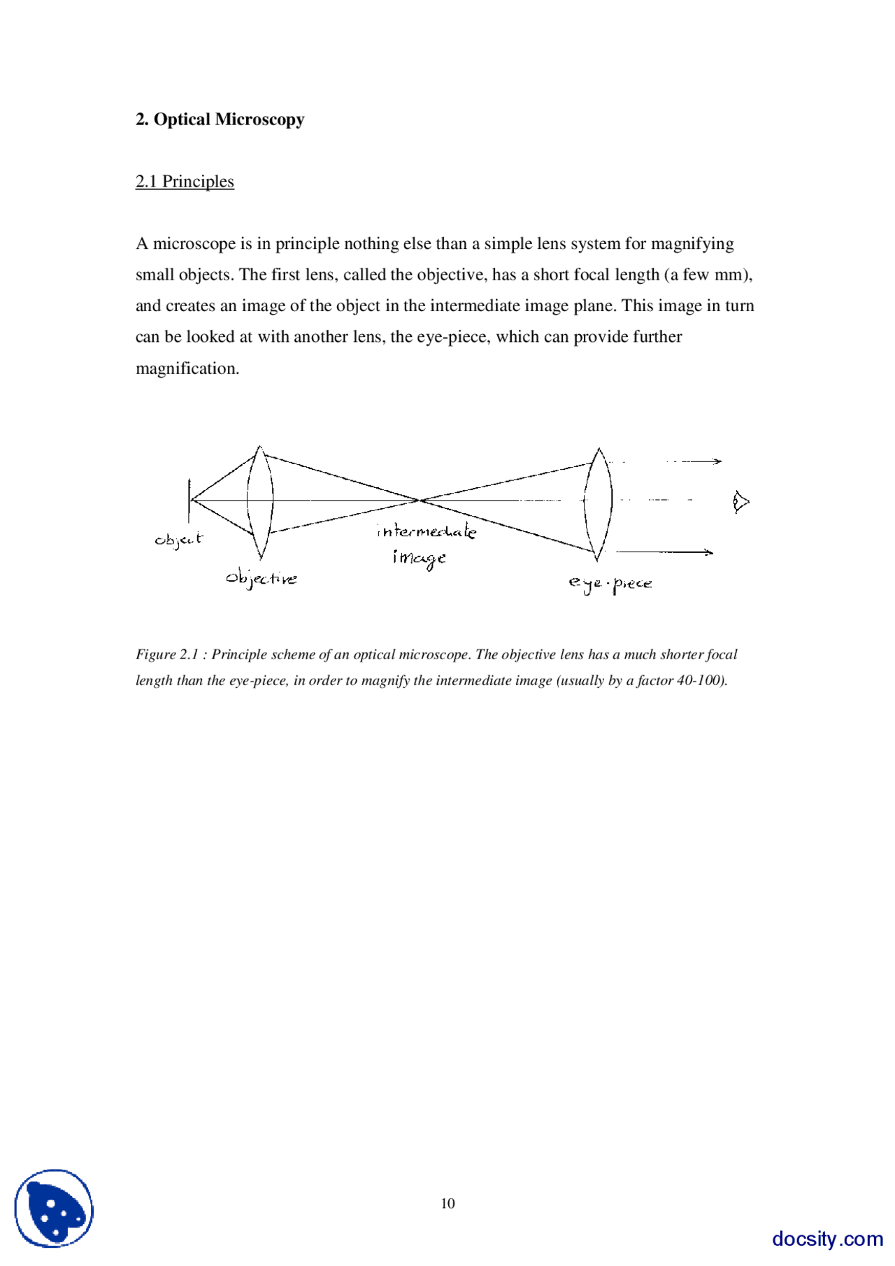 Optical Microscopy Process And Material Engineering Handout Exercises
