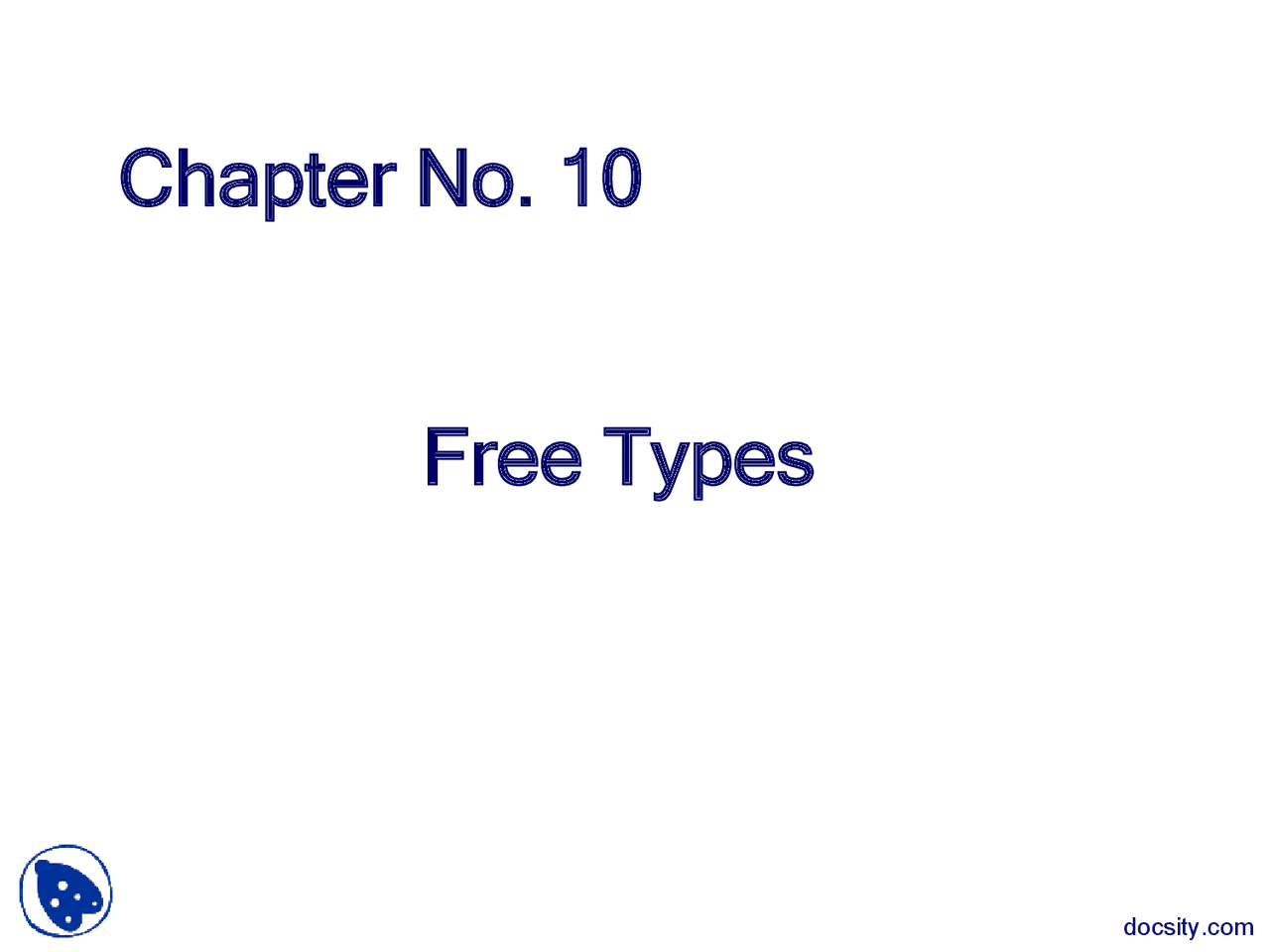 Free Types Formal Specification Methods In Software Development Lecture