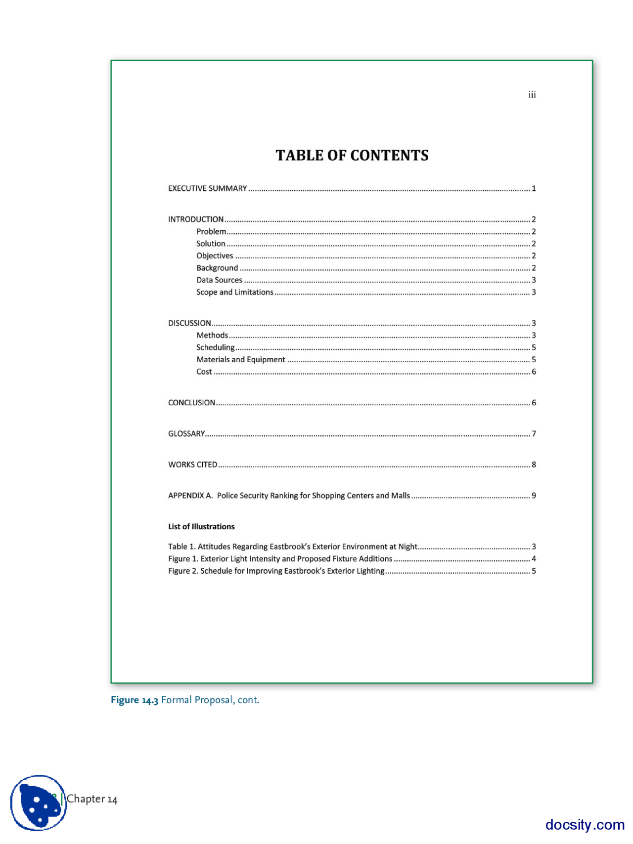 Proposal Writing Specimen Technical Writing Handout Exercises