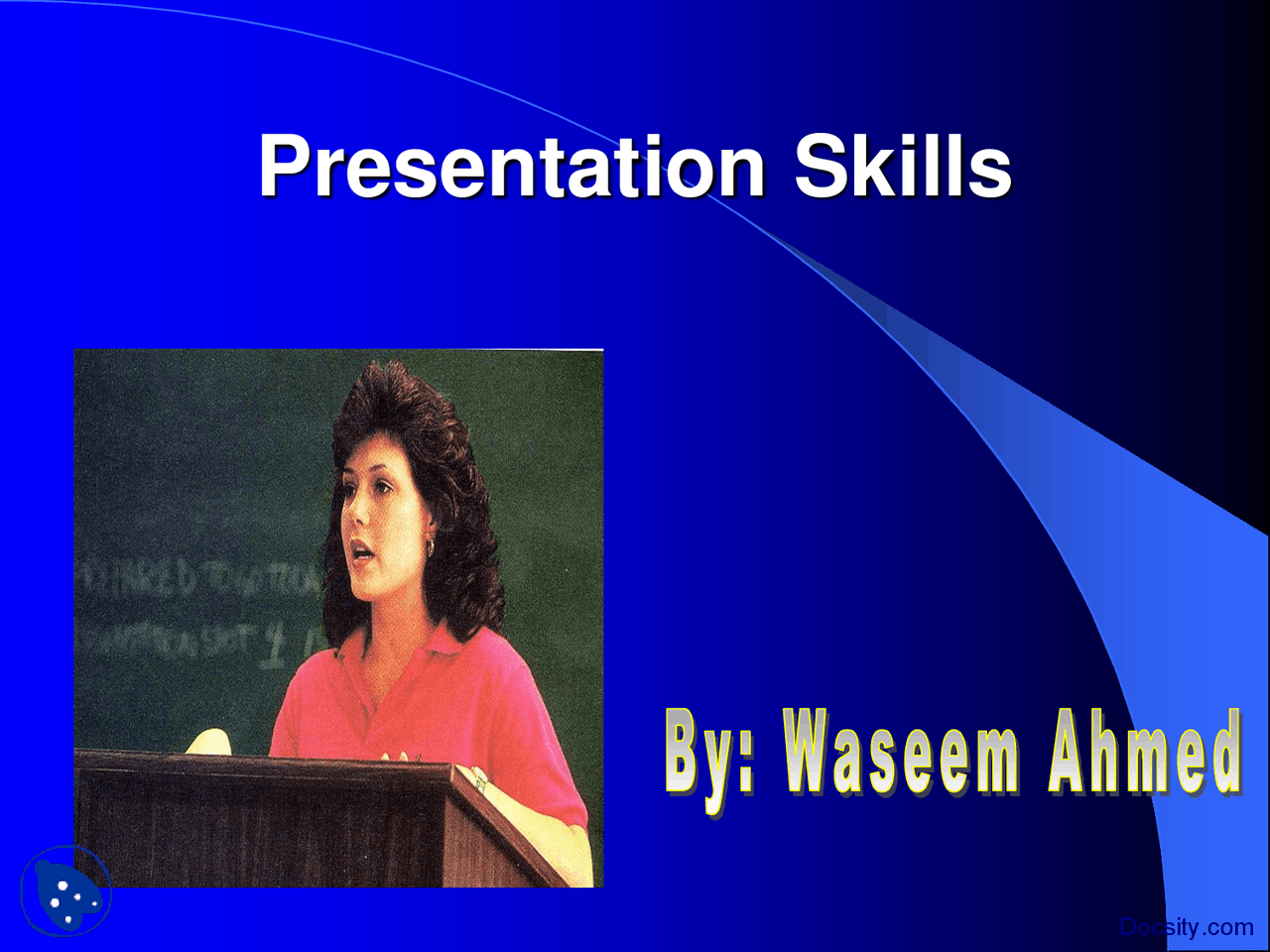 Presentation Skills Operational Resarch Lecture Slides Docsity