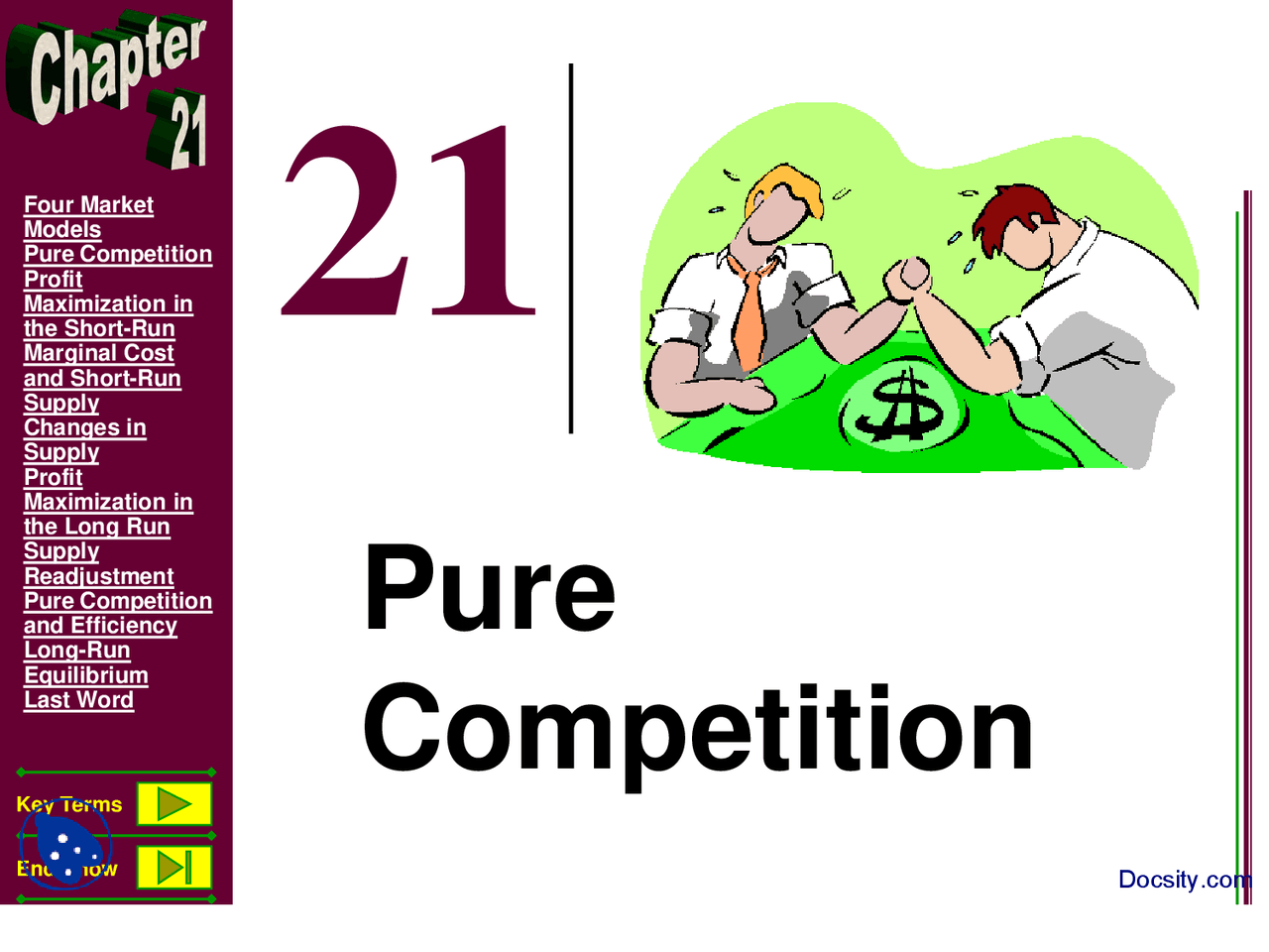 Pure Competition-Micro Economics-Lecture Slides - Docsity
