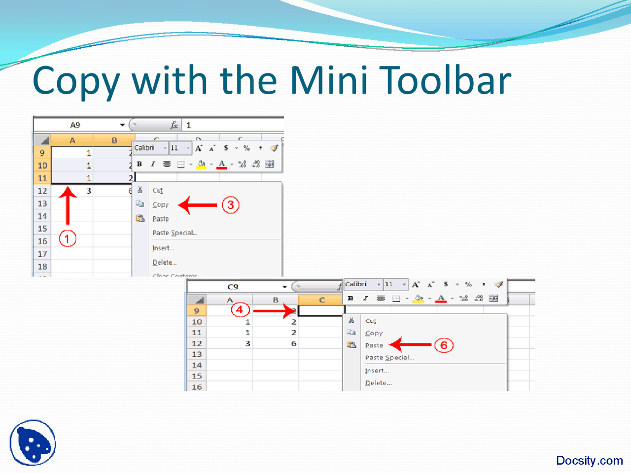 Borders, Merge and Center-Microsoft Excel Environment-Lecture Slides - Docsity
