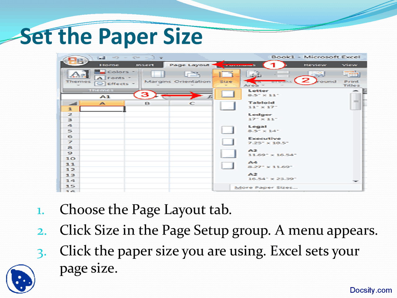 Printing Your Worksheet Microsoft Excel Environment Lecture Slides