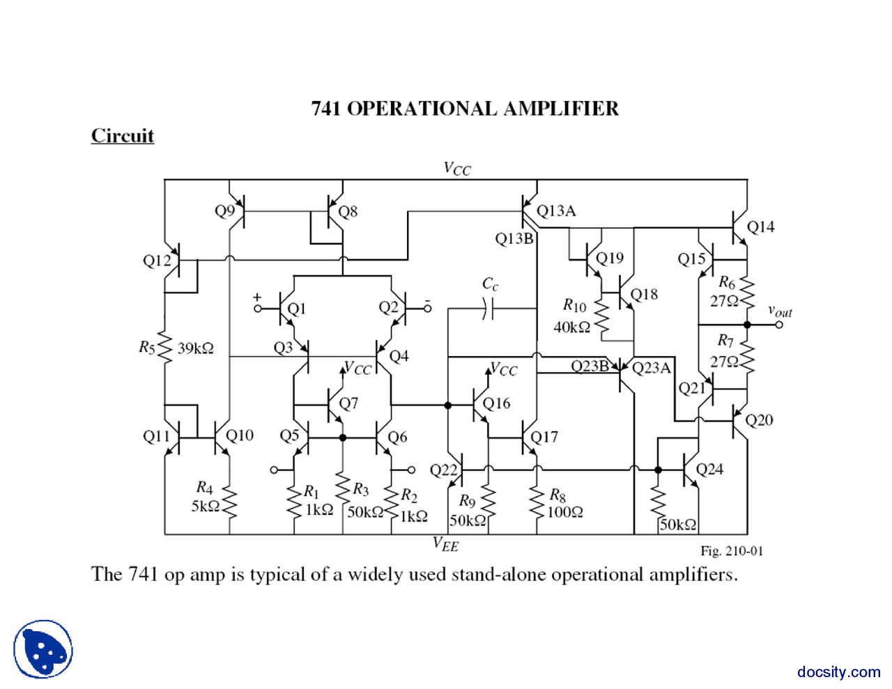 Dc Analysis Of An Op Amp Power Electronics Lecture Slides Docsity