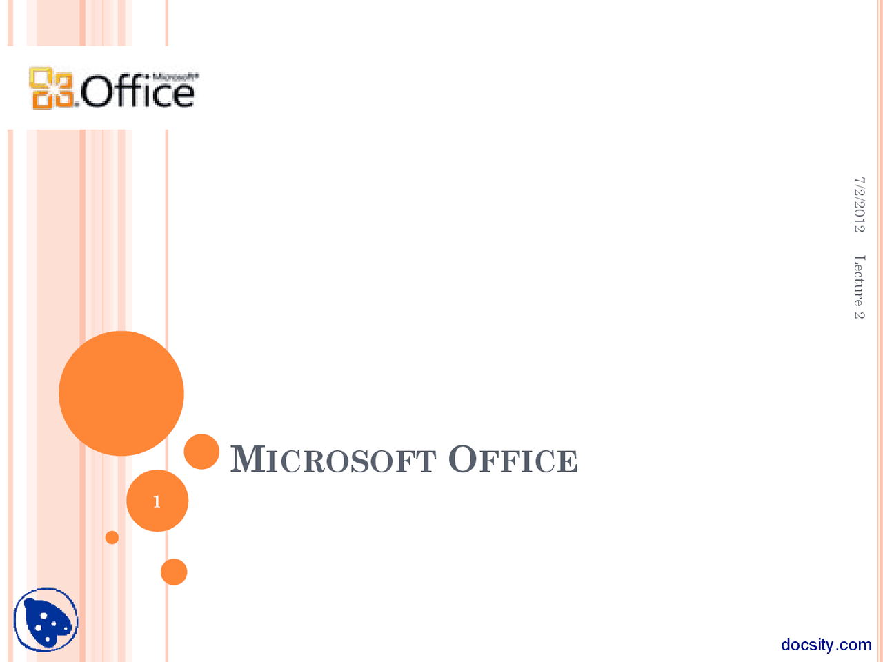 Getting Started Ms Word Lecture Slides Slides Microsoft Word Skills