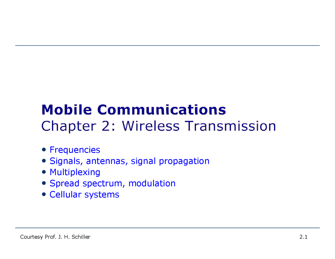 Quadrature Module Modulation Moble Communication Lecture Slides Docsity