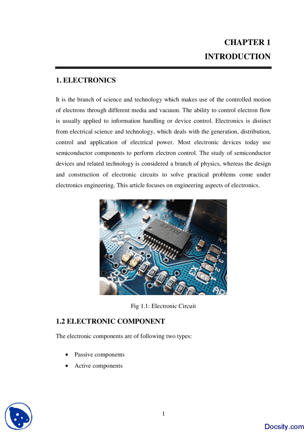 Electrical Components-Electrical Engineering and Industries-Report ...