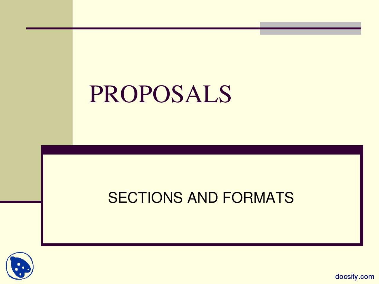 Proposals Technical Writing Lecture Slides Docsity