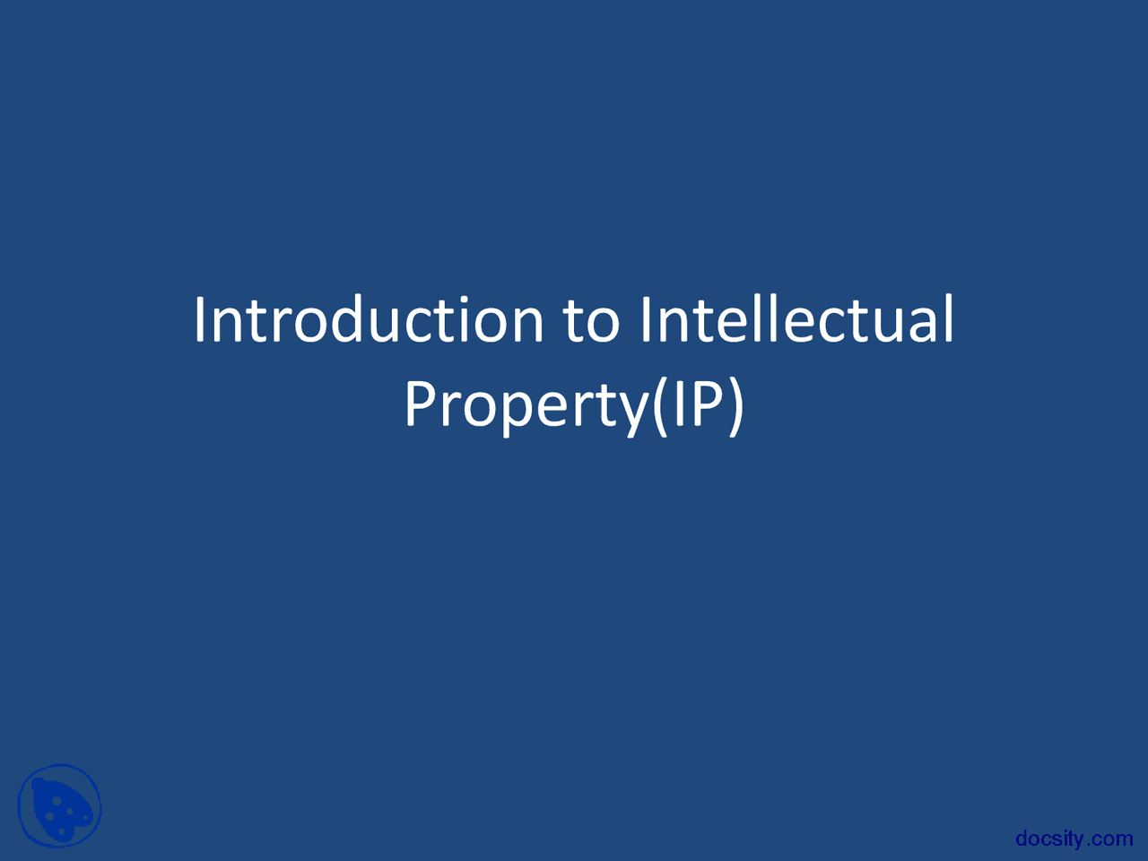 Introduction to Intellectual Property(IP)-Entrepreneurship-Lecture ...
