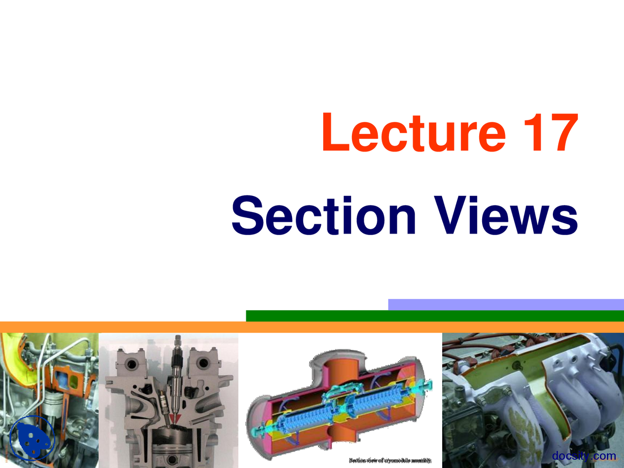 Section Views-Engineering Drawing and Graphics-Lecture Slides - Docsity