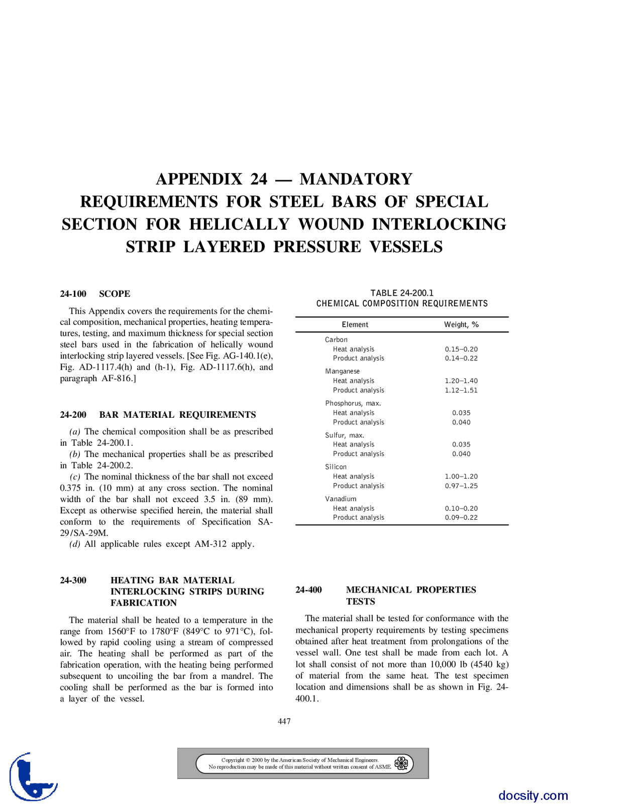 Requirements for Special Section Steel Bars in Helically Wound ...