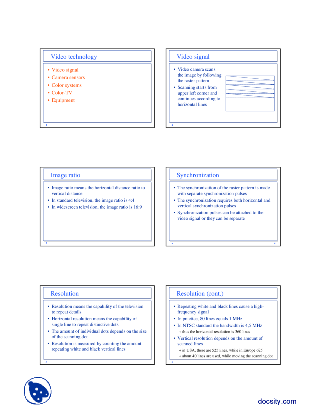 Digital Audio And Video Part 2 Multimedia Applications Lecture Slides