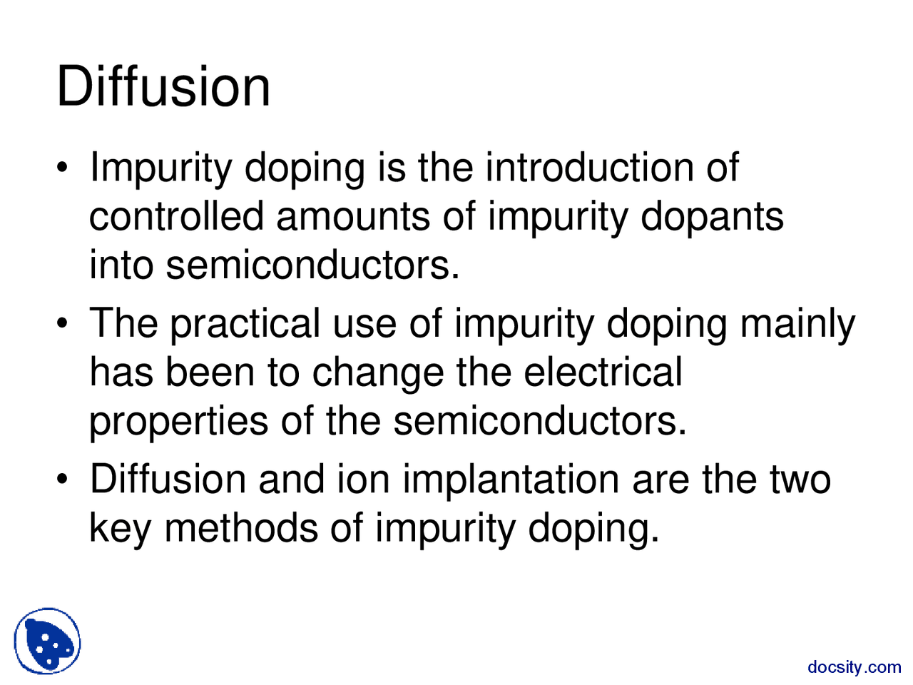 Diffusion-Fundamentals of Semiconductor Fabrication-Lecture Slides ...