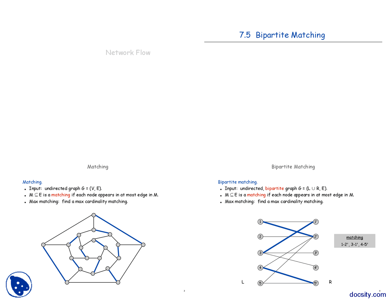 Network Flow Constructing Algorithms And Representing Data Lecture