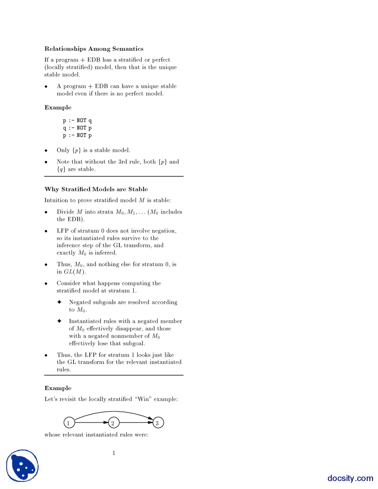 Relationships Among Semantics-Database Using Logic Language-Lecture ...