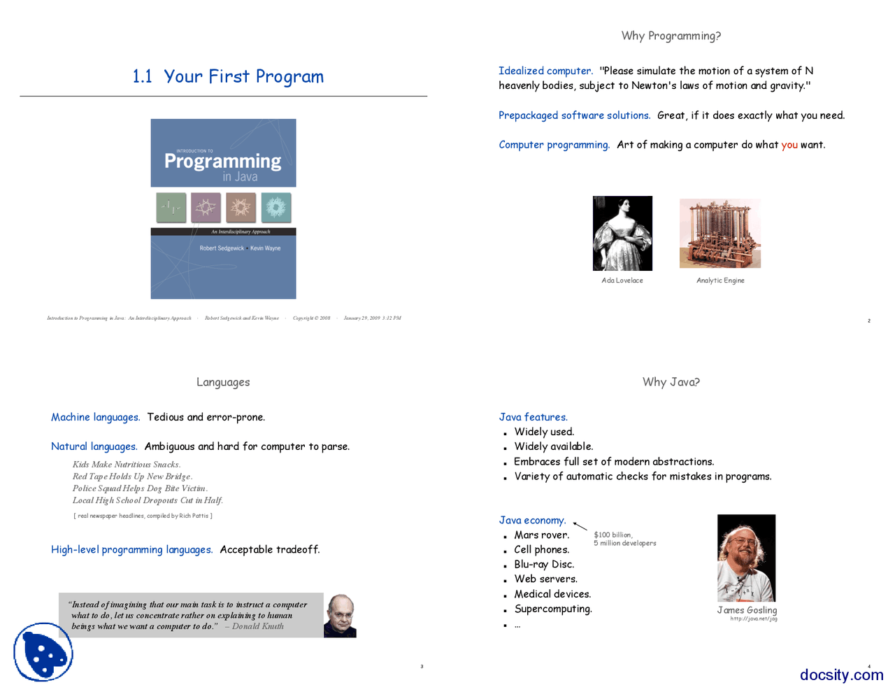 Programming Languages Programming Foundation Lecture Slides Docsity 7796