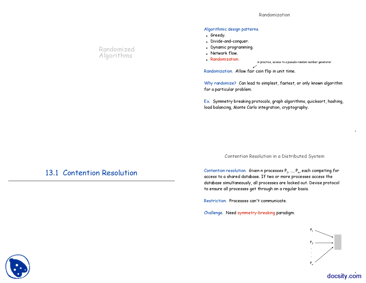 Randomization Algorithm Design And Data Representation Lecture Slides 5223
