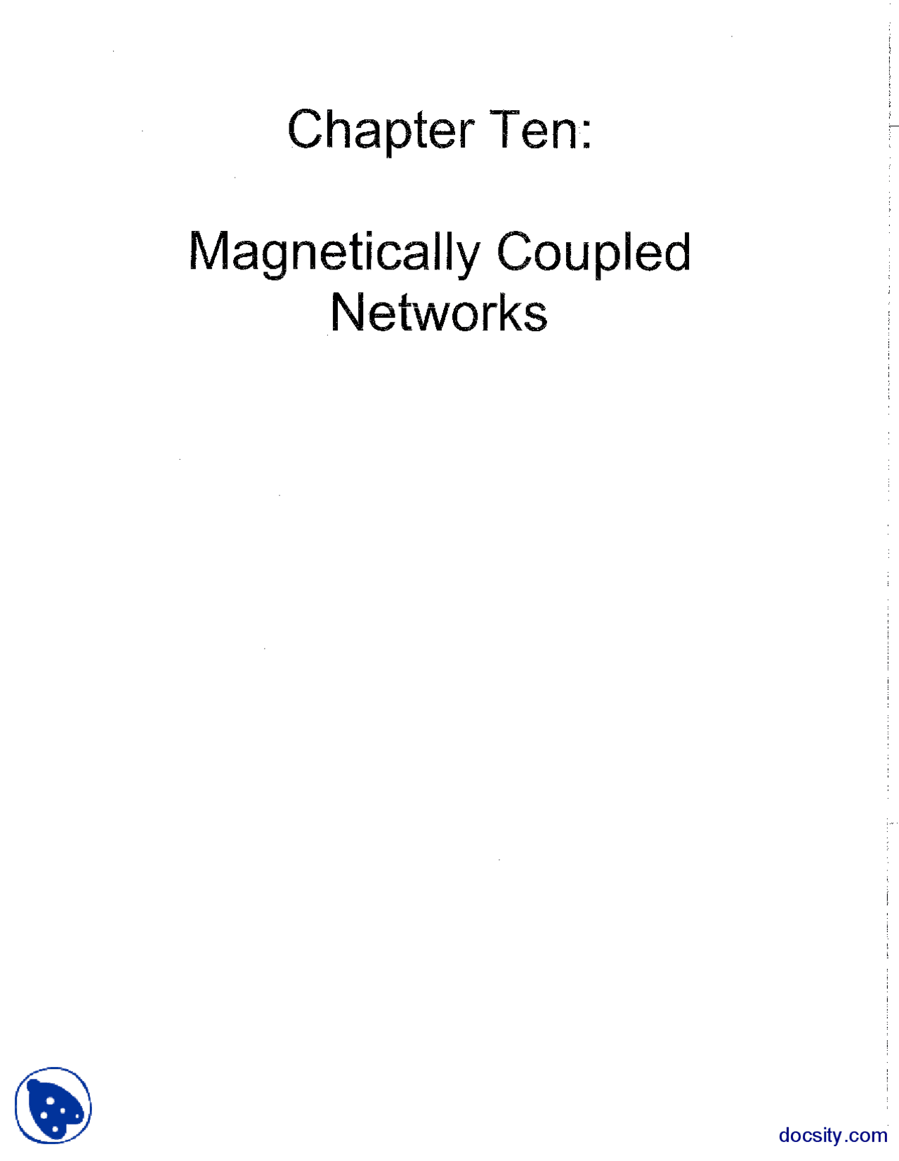 Magnetically Coupled Circuits Network And Circuit Analysis Problem Plus
