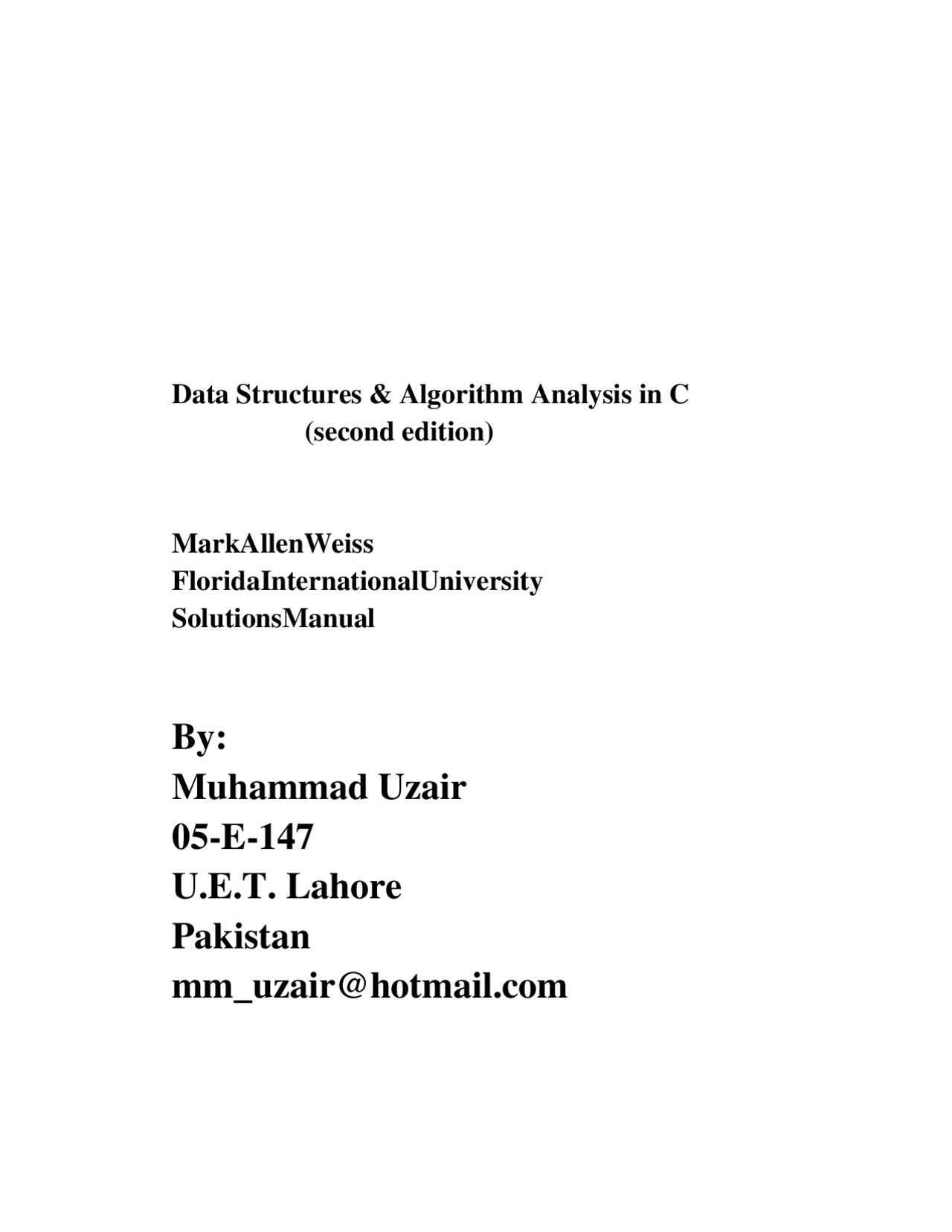 Amortized Analysis Datastructues And Algorithms Solutions Docsity
