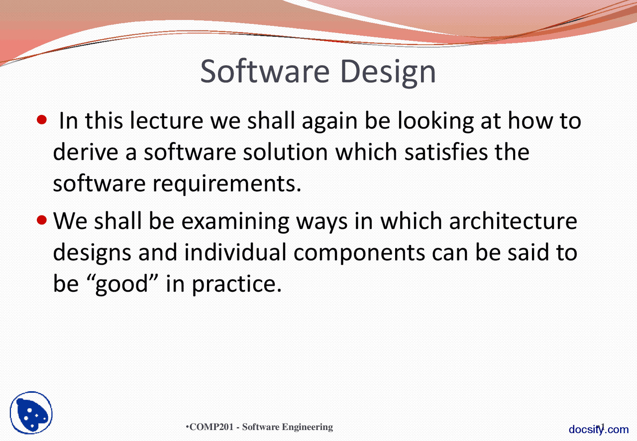 Module Interfaces-Software Engineering-Lecture Slides - Docsity