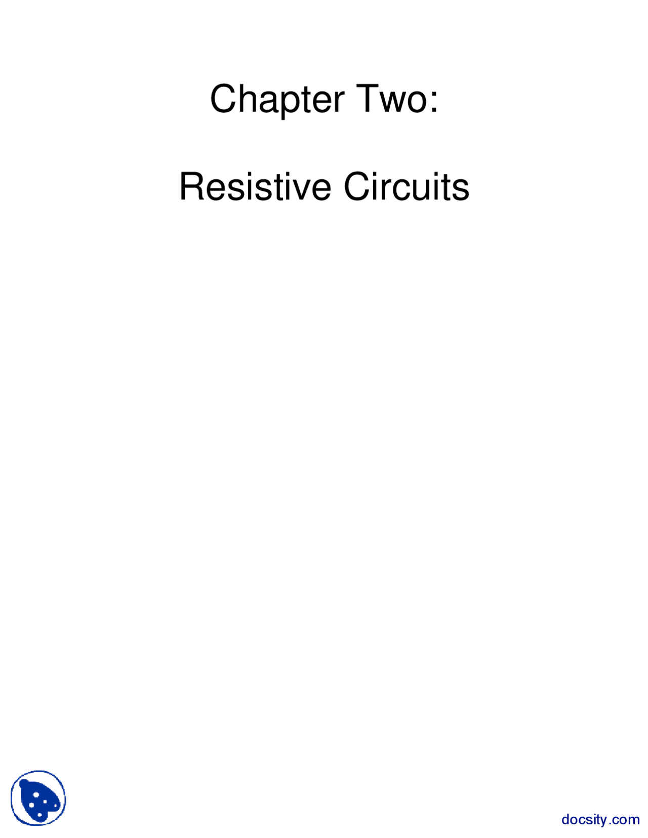 Resistive Circuits-Basic Electrical Engineering-Problems Plus Solution - Docsity