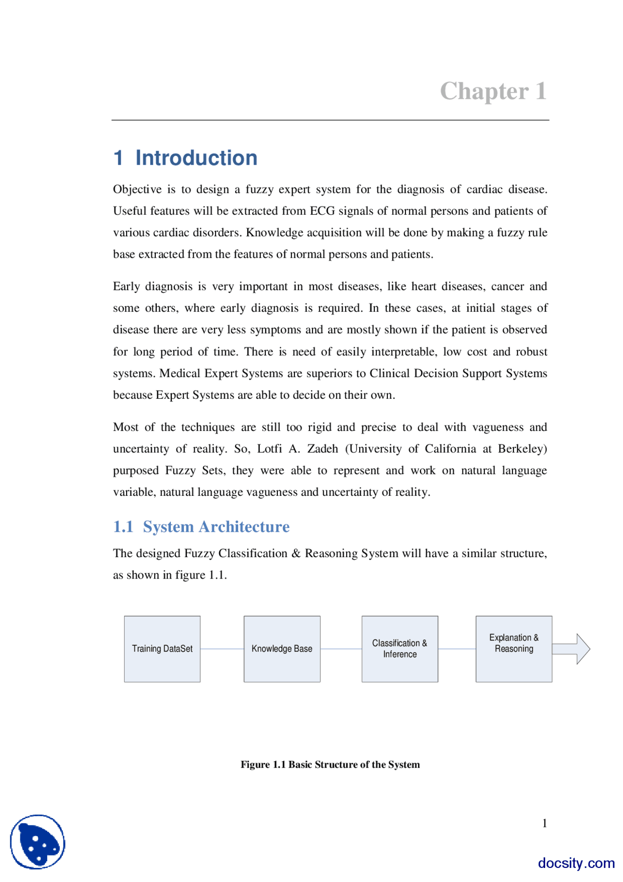 Fuzzy Expert System For The Diagnosis of Cardiac Disease-Computer Sciences-Project Report - Docsity