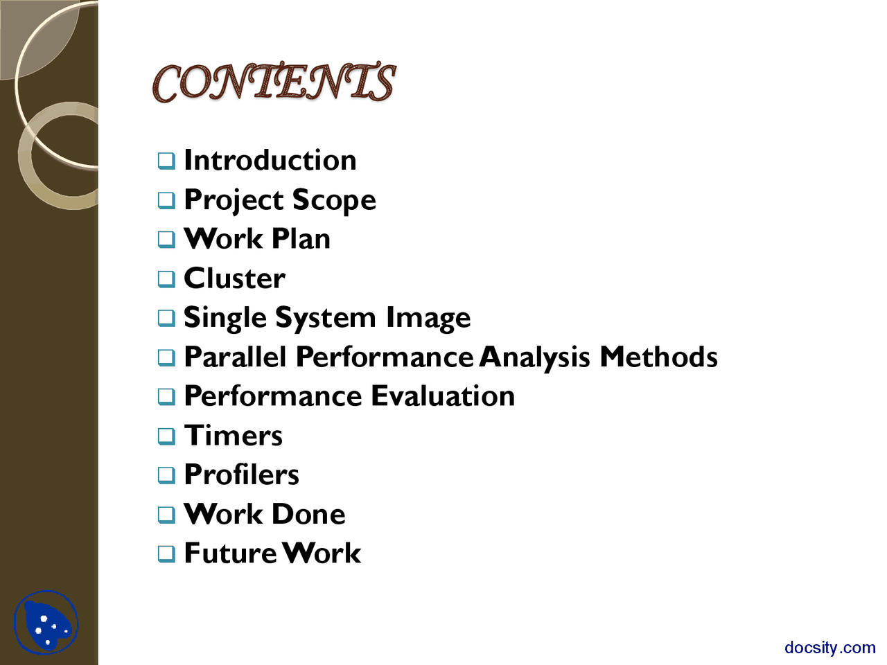 Cluster Performance Analysis Applications Of Computer Sciences Project