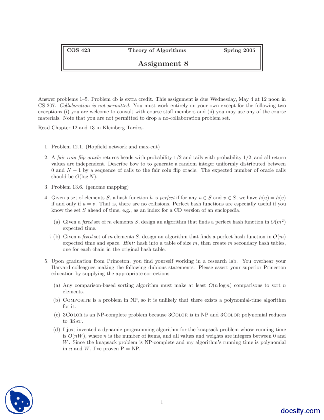 Probabilaty Problems Part 1-Writing Algorithms-Assignment - Docsity