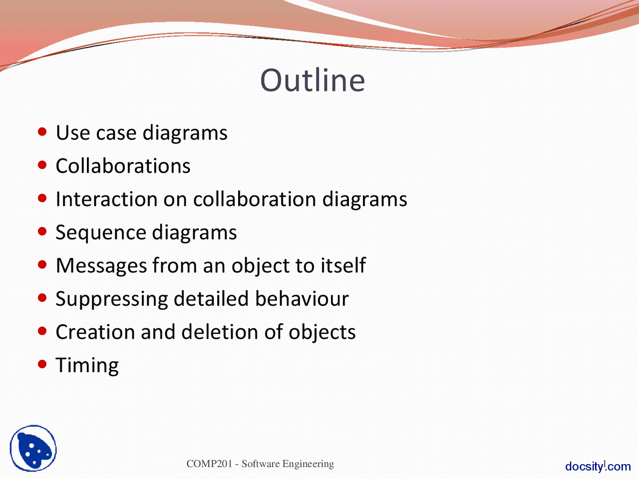 Case Diagrams Software Engineering Lecture Slides Docsity