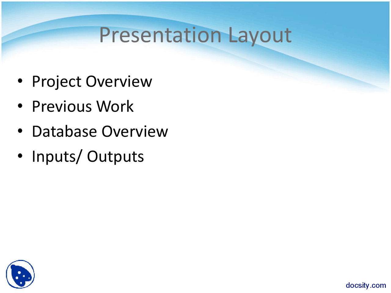 docsity.com - Web App for PIEAS: Project Overview, Previous Work, Database, and Interfaces ...