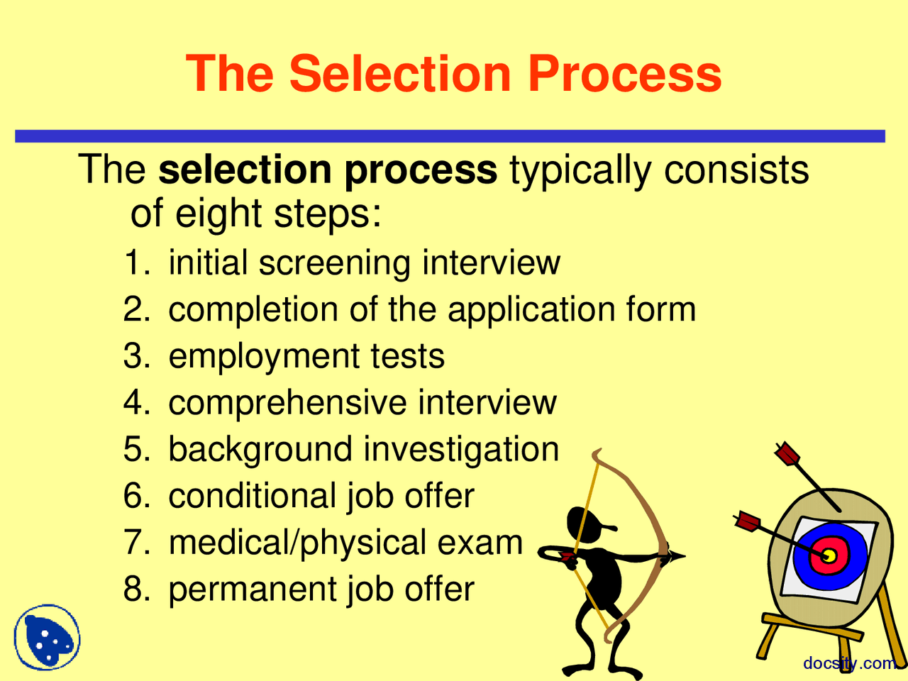 The Selection Process Development And Human Resource Management Lecture