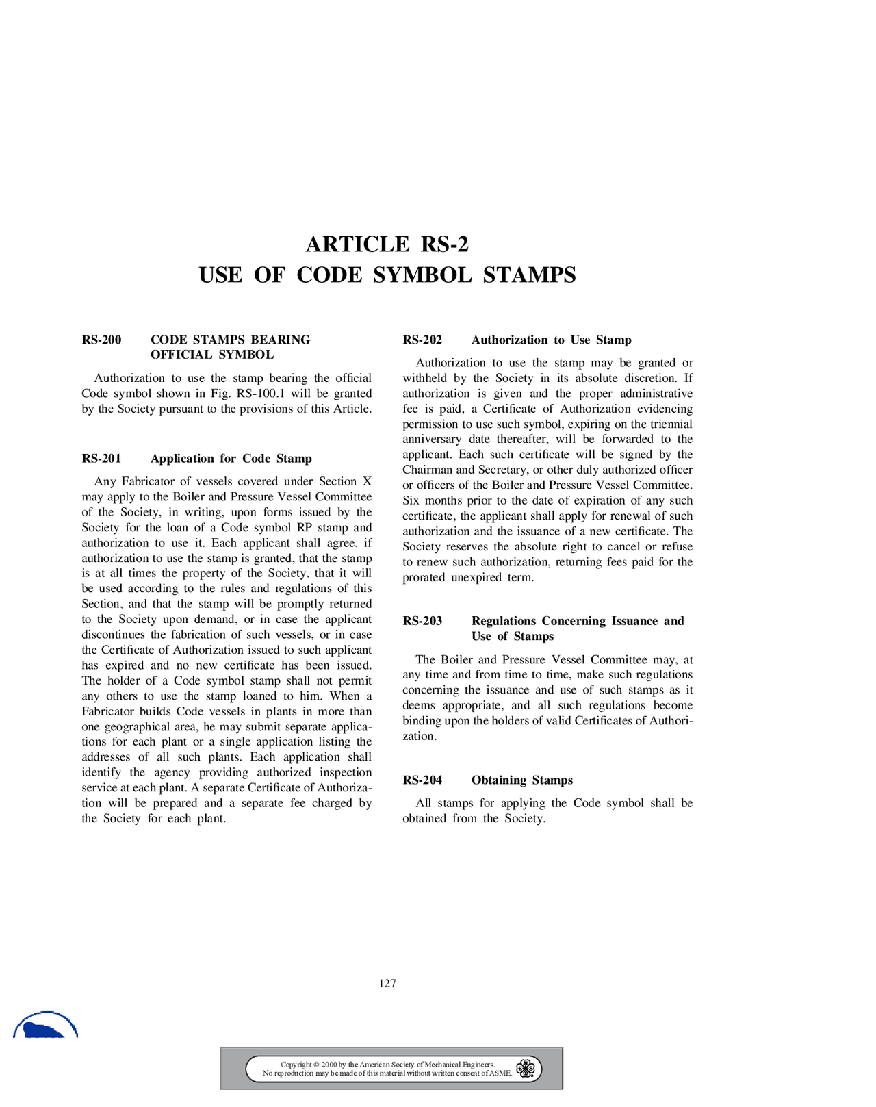 Use of Code Symbol Stamps-Fiber Reinforced Pressure Vessels-Handout ...