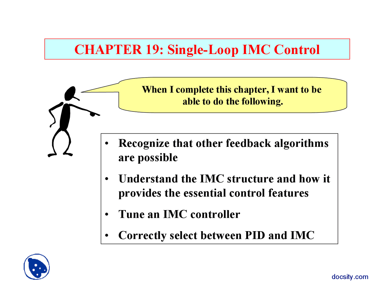 Single Loop IMC-Control of Processes-Lecture Slides - Docsity