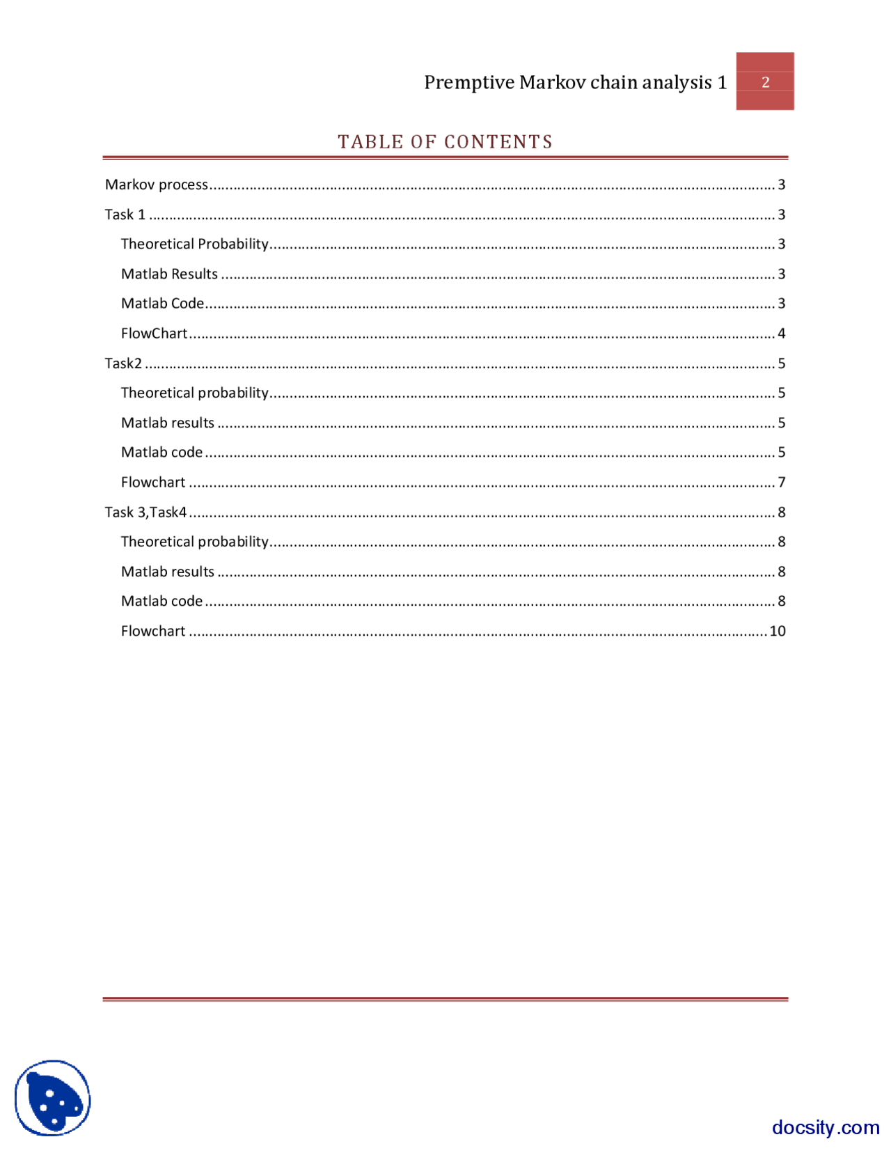Markov Proces System Engineering Lab Report Exercises Systems