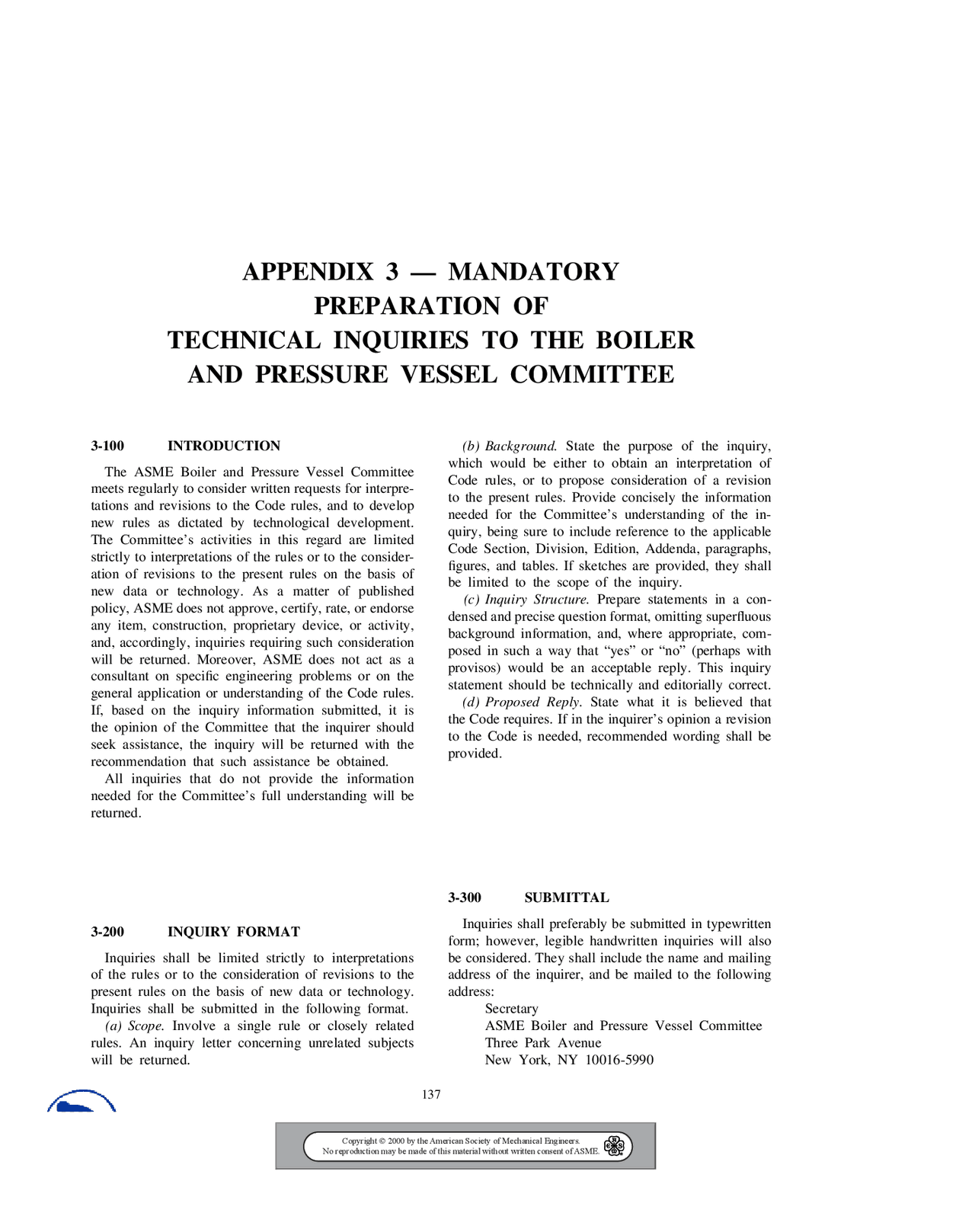 Mandatory Preparation Of Technical Inquiries To The Boiler And Pressure ...