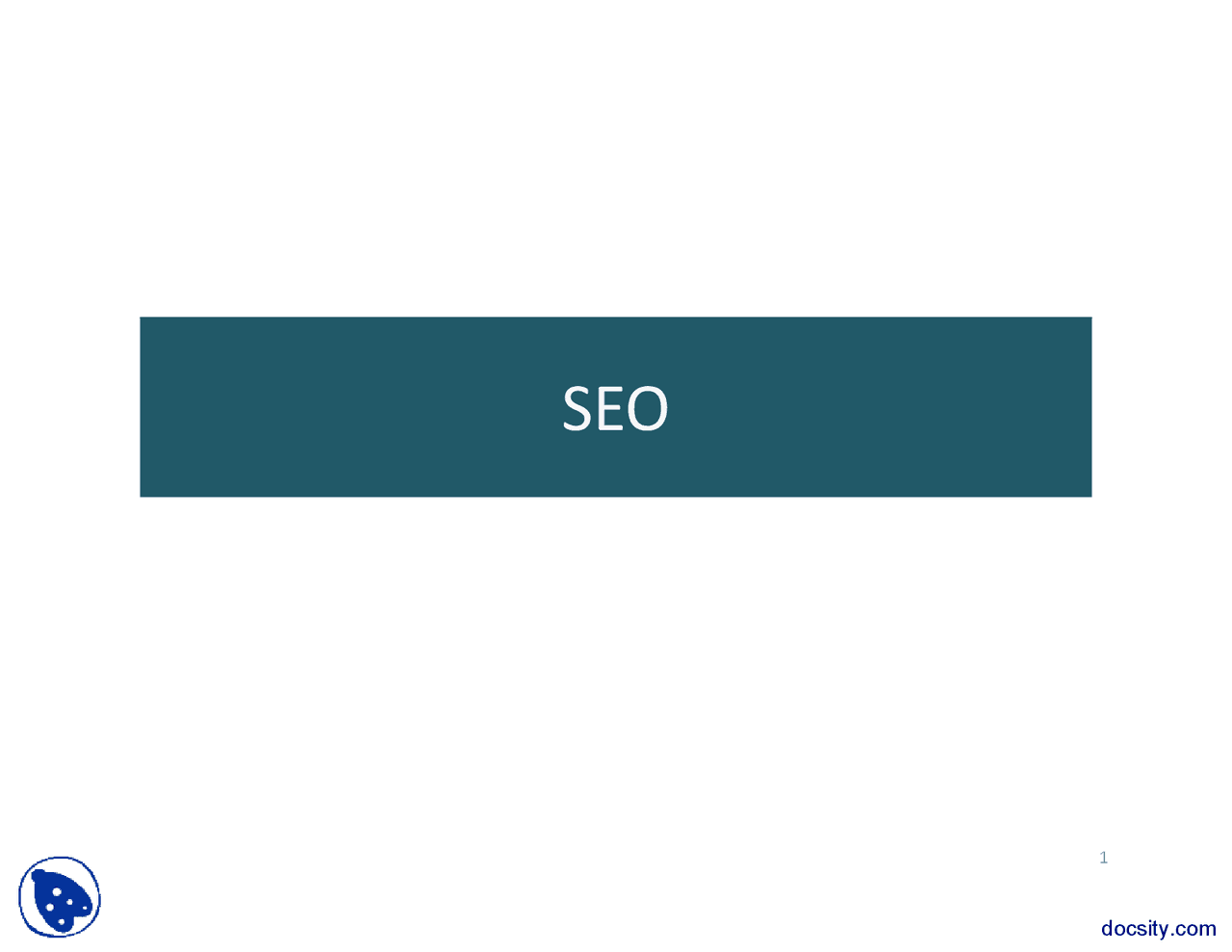 Seo Using Web And Networking Lecture Slides Docsity