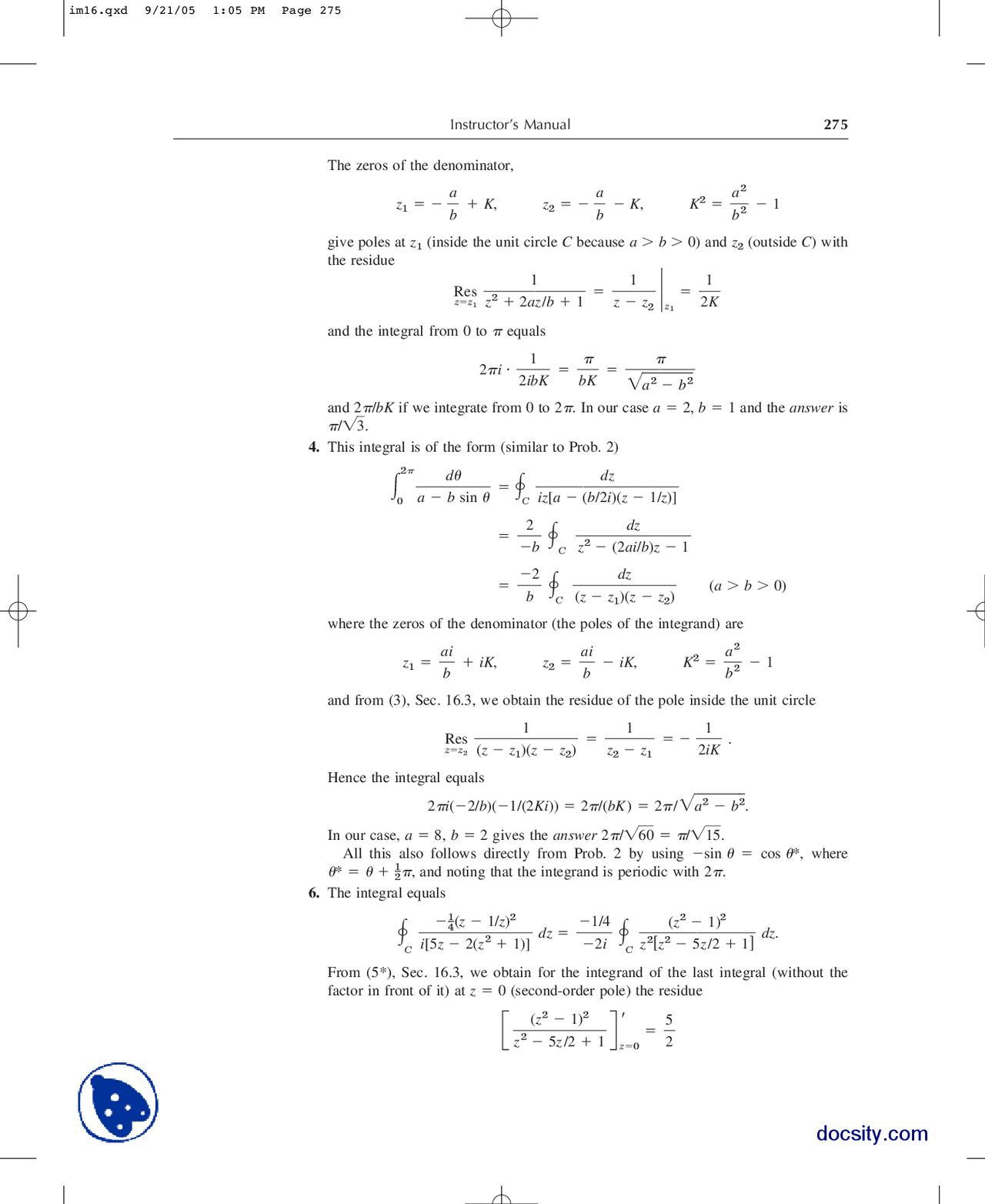 Part 29 Conformal Mapping-Advanced Engineering Mathematics-Solution Manual - Docsity