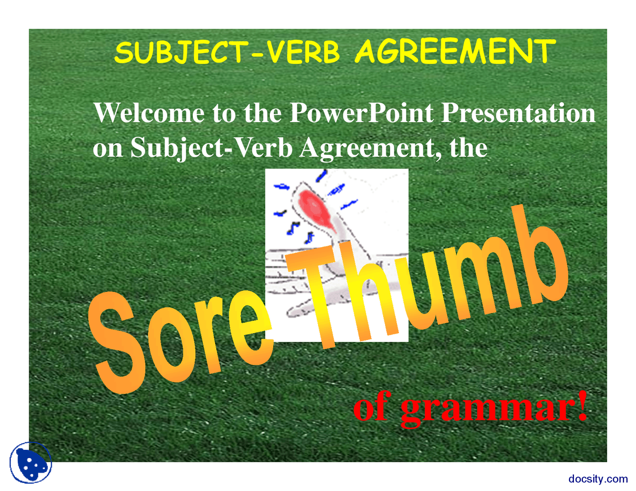 Subject Verb Agreement Learn English Grammar And Language Lecture