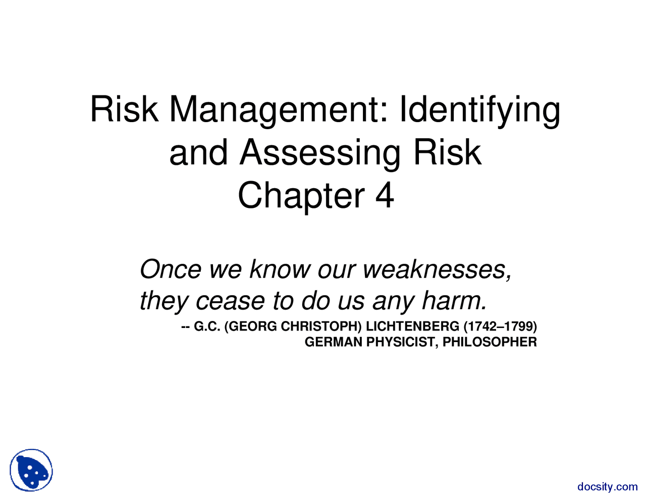 Risk Management Identifying And Assessing Risk-Computer And System ...