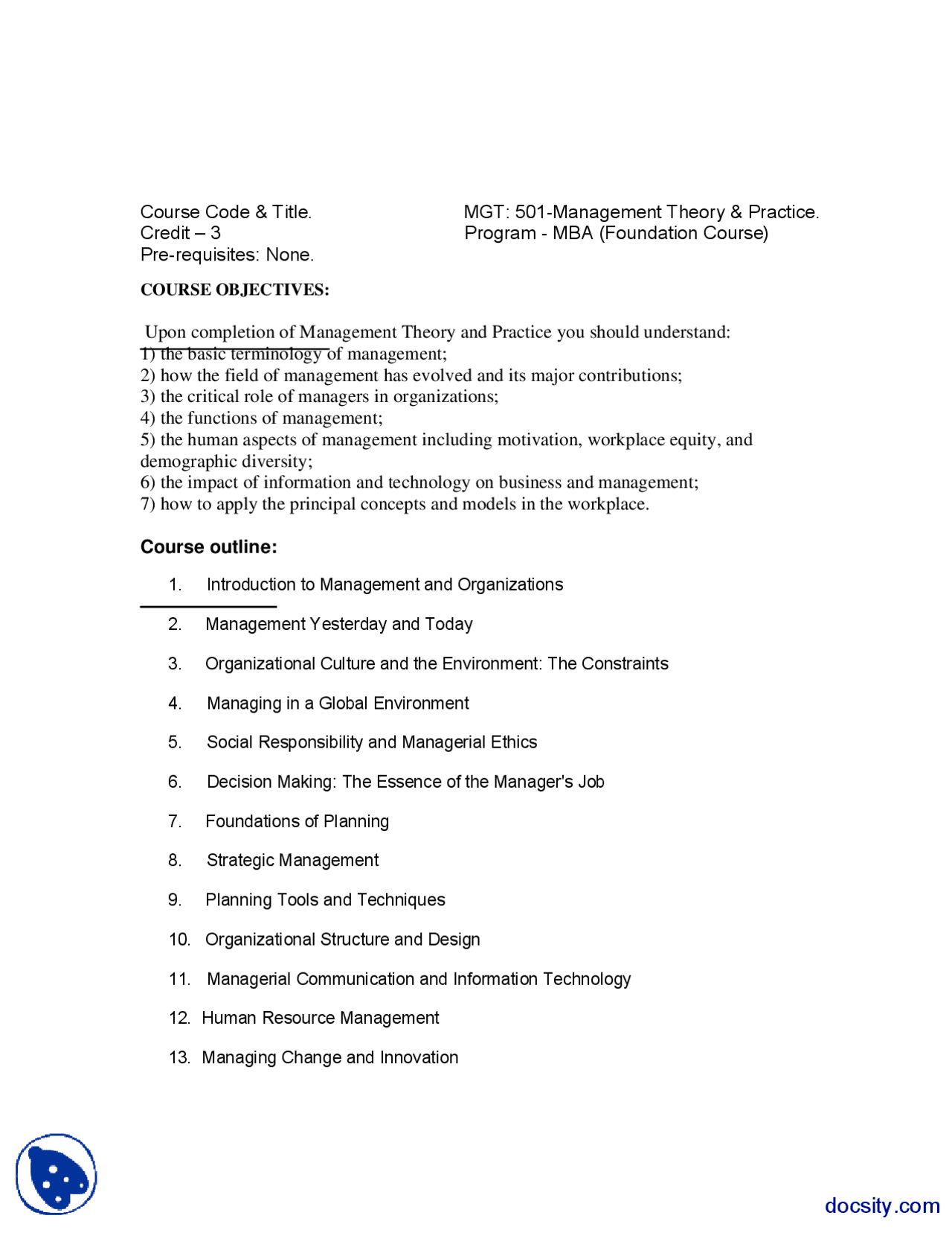Management Theory And Practice-Management And Business Administration ...