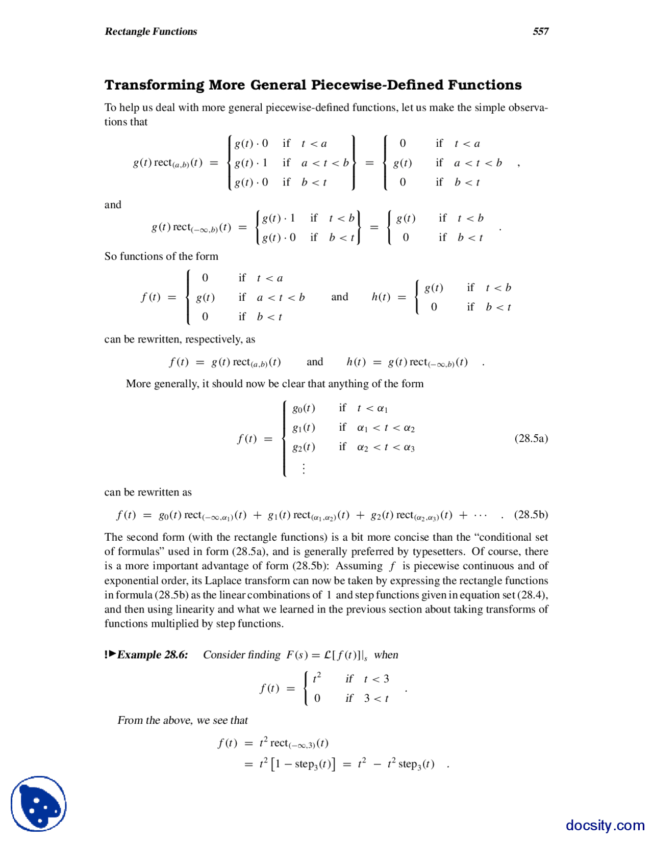 Piecewise Functions And Periodic Funtions Part 2 Calculus Handout
