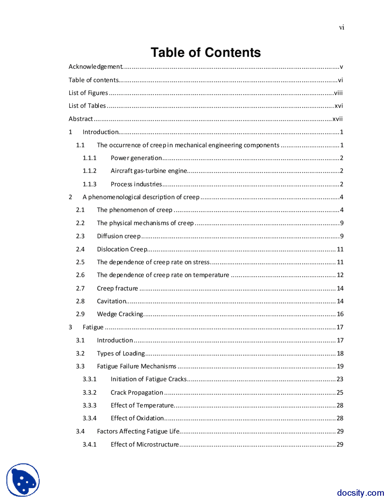 Creep Applied Physics Project Report Docsity