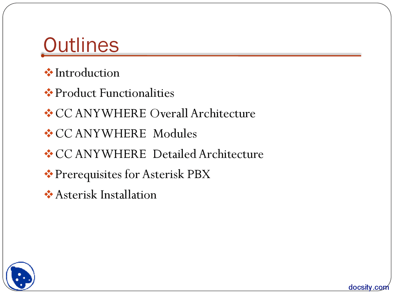CC ANYWHERE | Slides Applications of Computer Sciences | Docsity